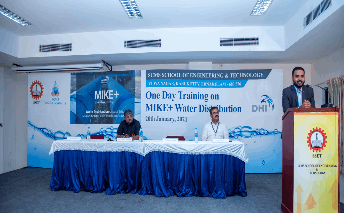 Training on MIKE+ Water Distribution - SCMS Water Institute